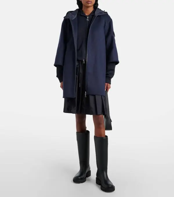 Moncler Wool-blend Cape