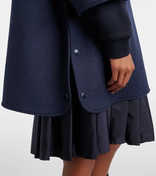 Moncler Wool-blend Cape