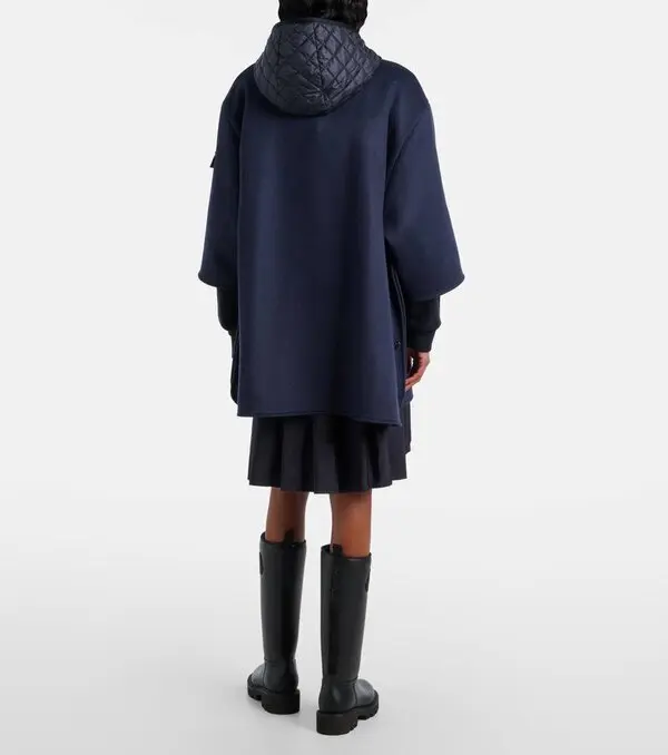Moncler Wool-blend Cape