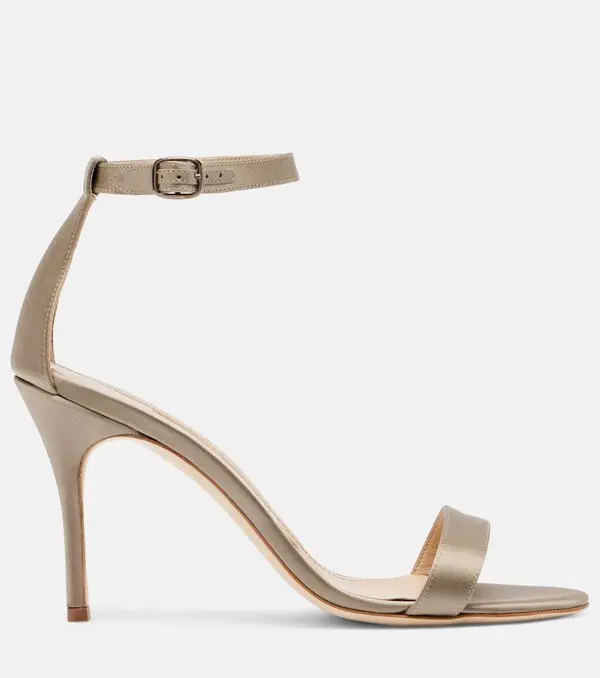 Manolo Blahnik Chaos Satin Sandals