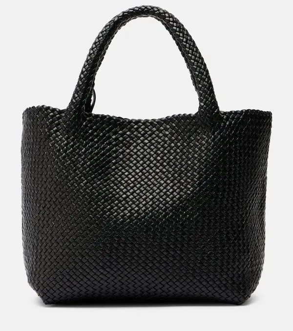 THE ROW Ruth Medium Woven Tote Bag - Black