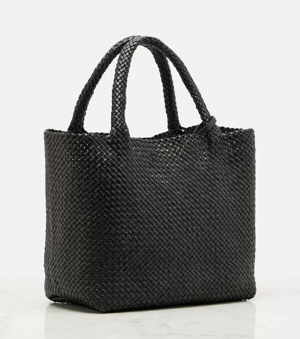 THE ROW Ruth Medium Woven Tote Bag - Black