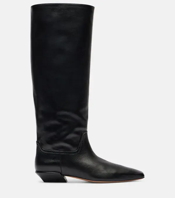 Paris Texas Bettina 25 Leather Knee-high Boots