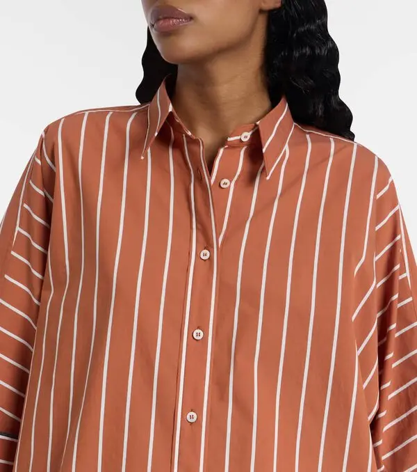 Brunello Cucinelli Striped Cotton-blend Shirt
