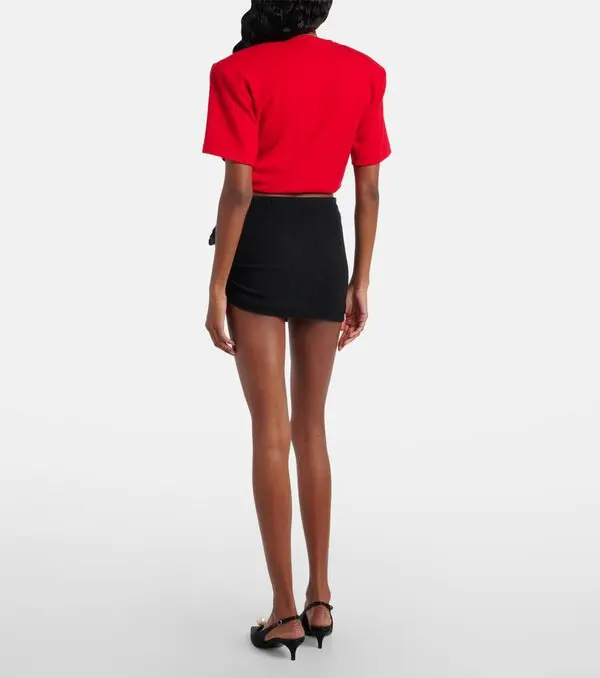 Magda Butrym Floral-appliqué Miniskirt