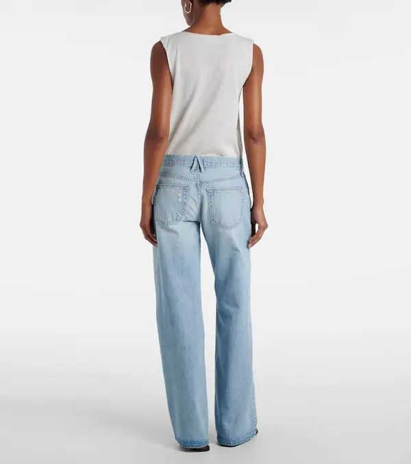 SLVRLAKE Mica Wide-leg Jeans - Blue