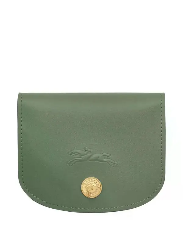Longchamp Embossed-logo Cardholder - Green