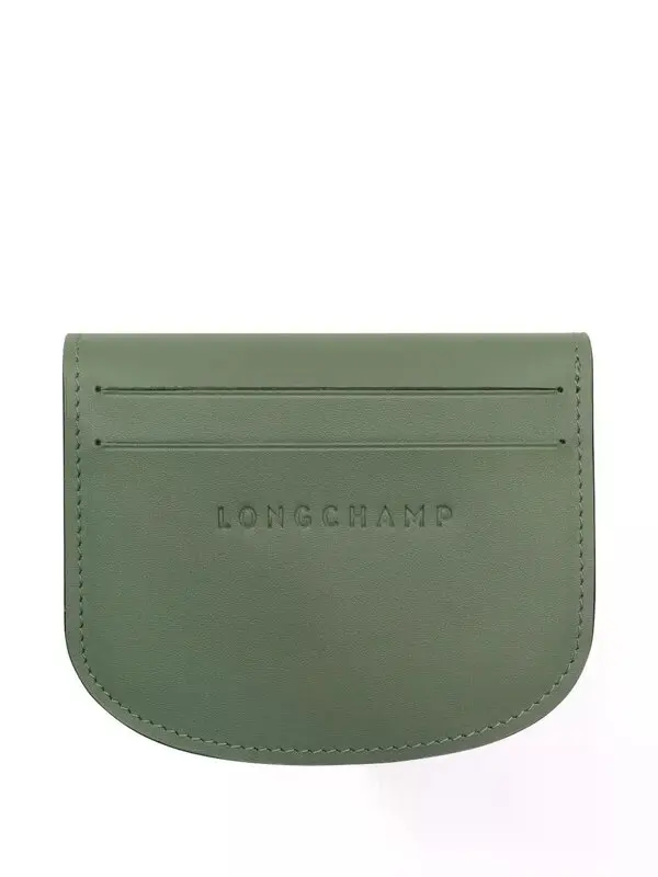 Longchamp Embossed-logo Cardholder - Green