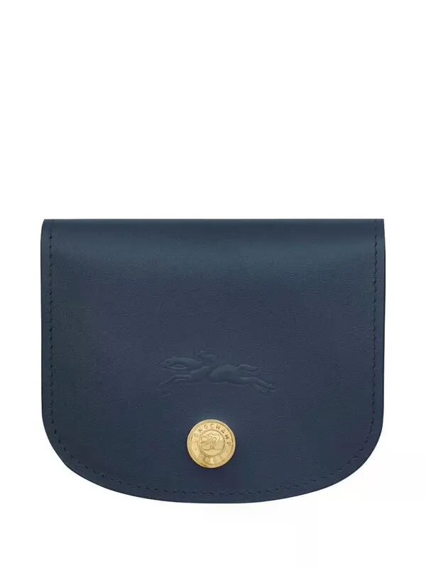 Longchamp Leather Cardholder - Blue