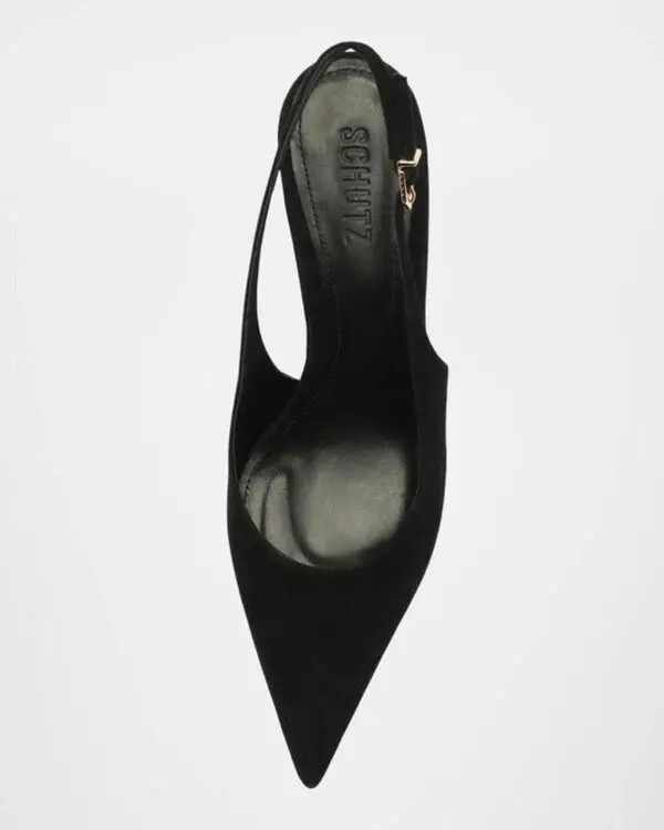 Schutz Alicia Suede Slingback Pumps