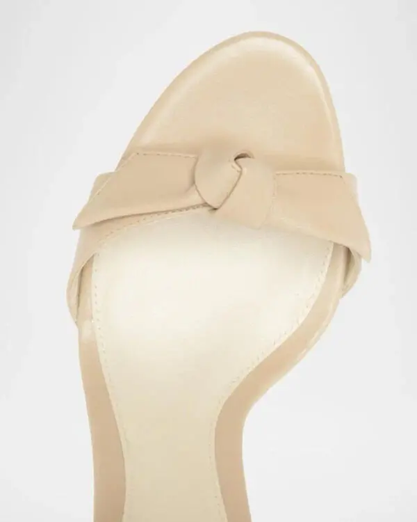 ALEXANDRE BIRMAN Mabeleh Leather Platform Sandals - Nude