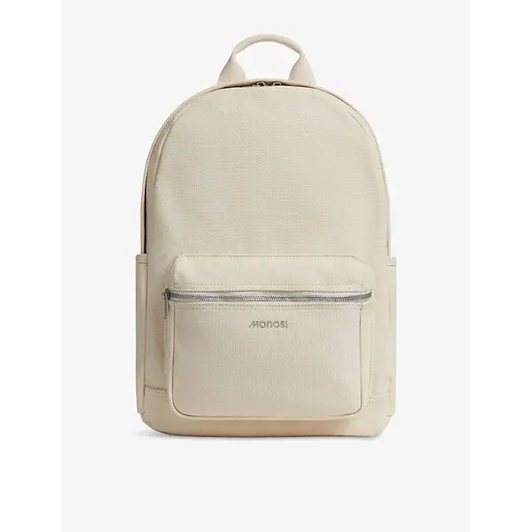 MONOS Cotton Canvas Backpack - Ecru