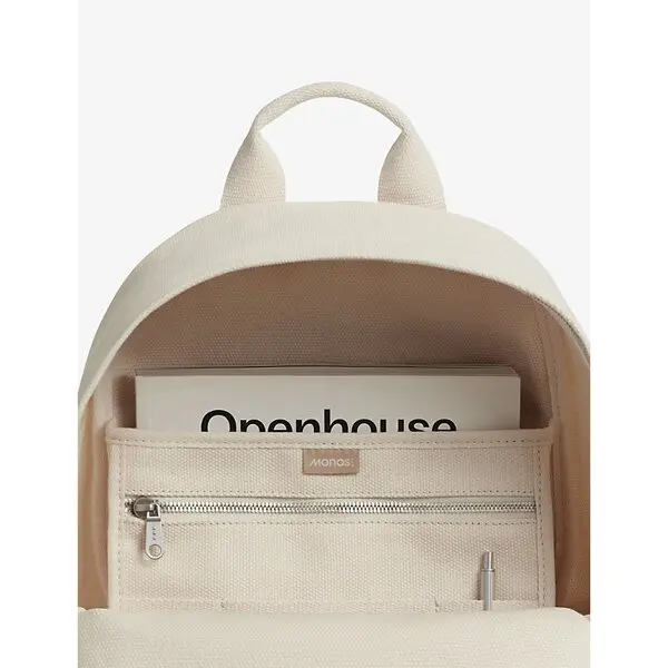 MONOS Cotton Canvas Backpack - Ecru