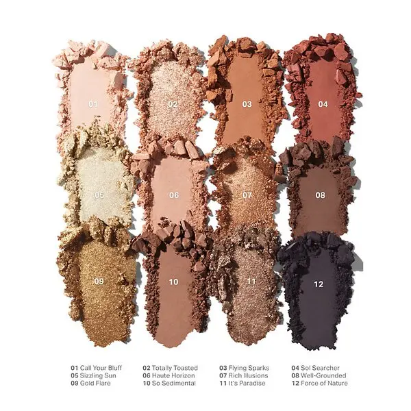 MORPHE Flickering Sands Eyeshadow Palette 15g - One-color