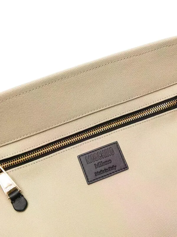 Moschino Logo-print Canvas Tote Bag