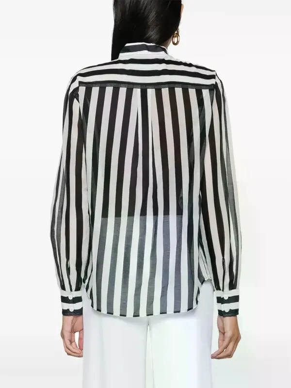 Moschino Striped Cotton-blend Shirt
