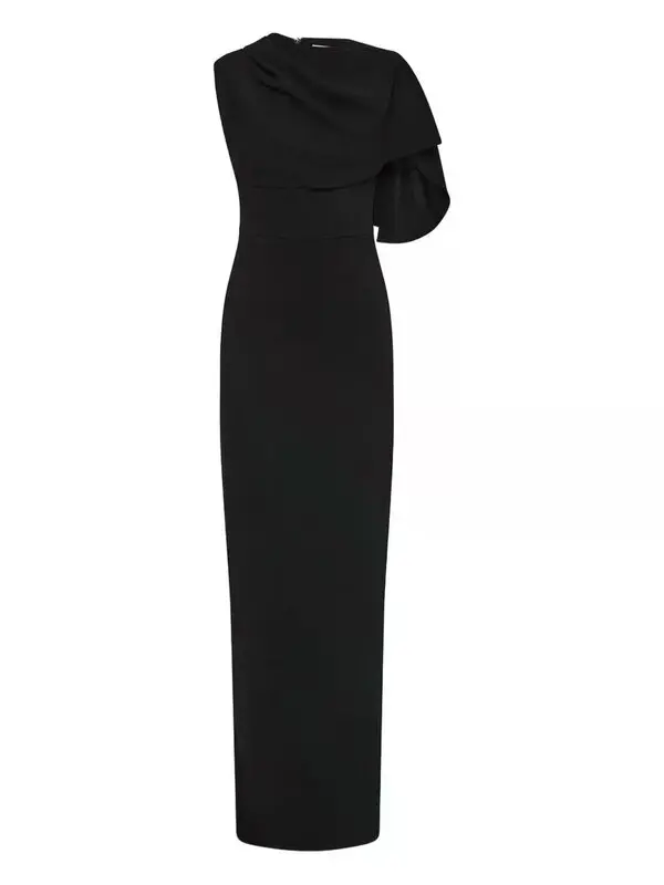 Rebecca Vallance Asymmetric Draped Dress