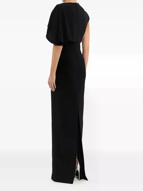 Rebecca Vallance Asymmetric Draped Dress