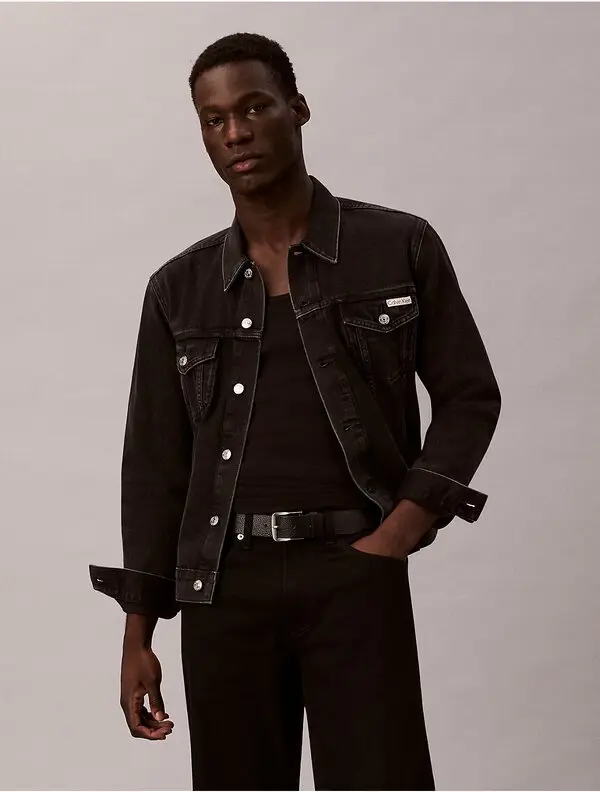 Calvin Klein Classic Trucker Jacket - Black
