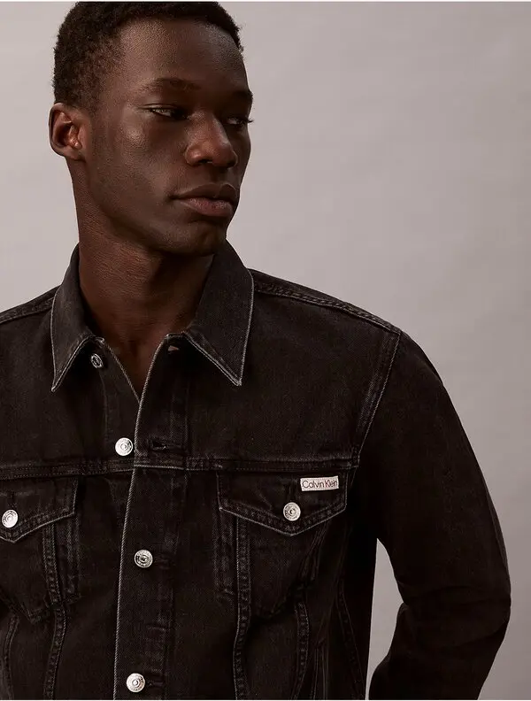 Calvin Klein Classic Trucker Jacket - Black
