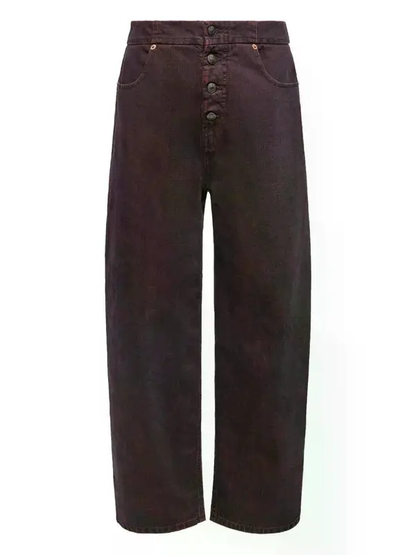 MAISON MARGIELA High-waisted Button-fly Jeans