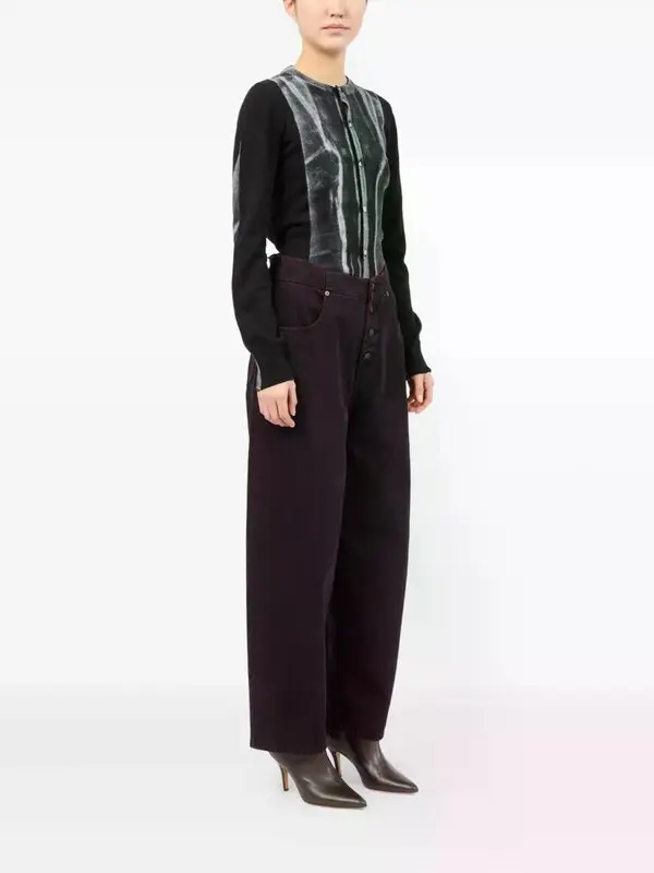 MAISON MARGIELA High-waisted Button-fly Jeans