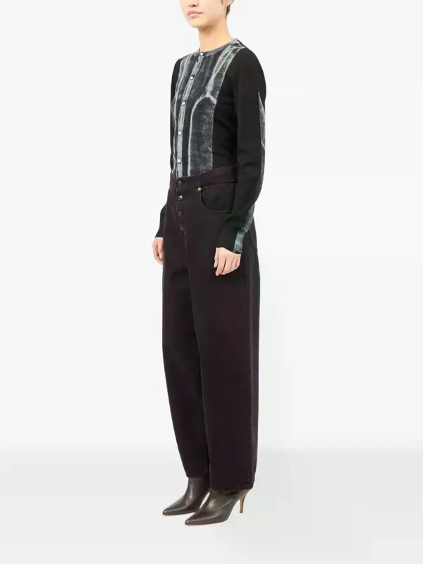 MAISON MARGIELA High-waisted Button-fly Jeans