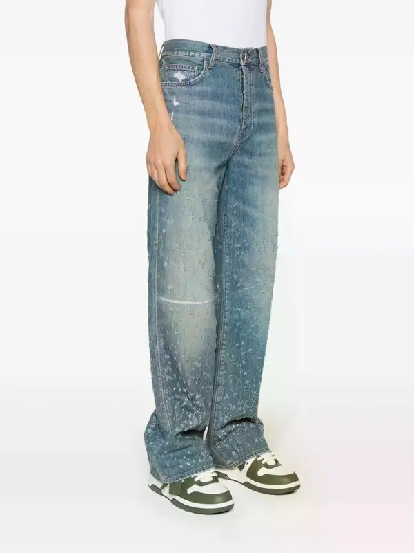 Amiri Shotgun Mid-rise Straight-leg Jeans