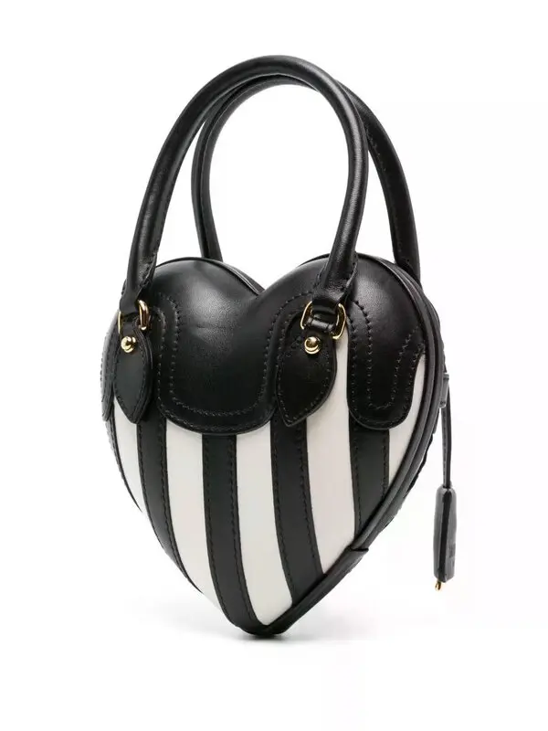 Moschino Padlock-detail Leather Tote Bag