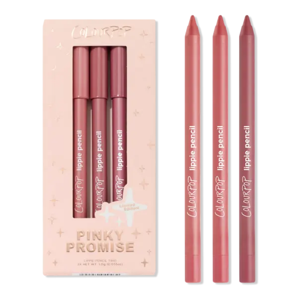 COLOURPOP Pinky Promise Lippie Pencil Trio - One-color