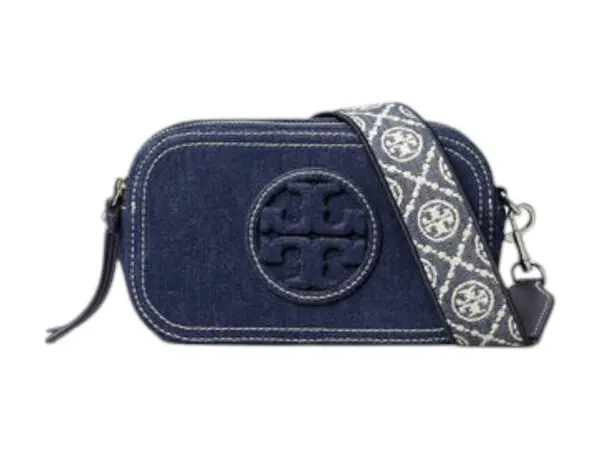 Tory Burch Miller Denim Mini Crossbody