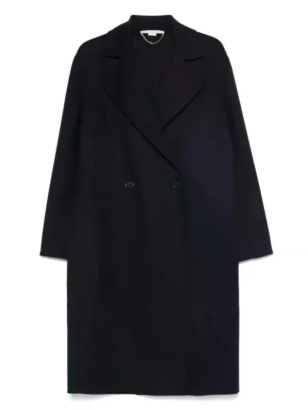 Stella McCartney Wool Double-breasted Coat - Blue