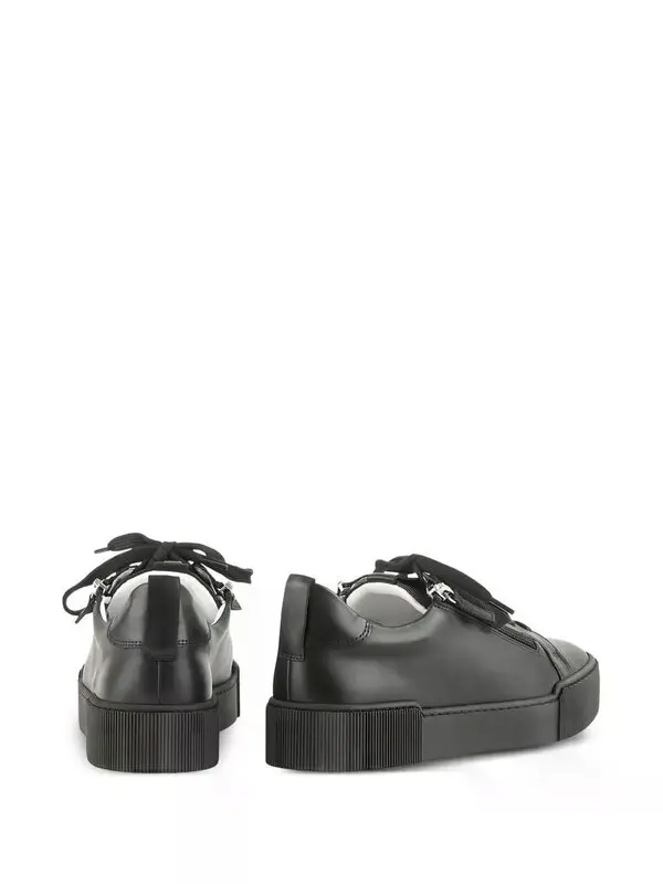 HOGL Leather Sneakers With Zip Detail