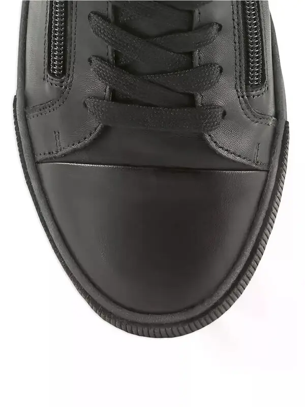 HOGL Leather Sneakers With Zip Detail