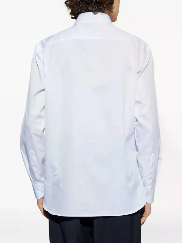 Giorgio Armani Classic-collar Button-up Shirt - White
