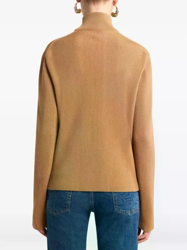 Etro Wool High Neck Sweater