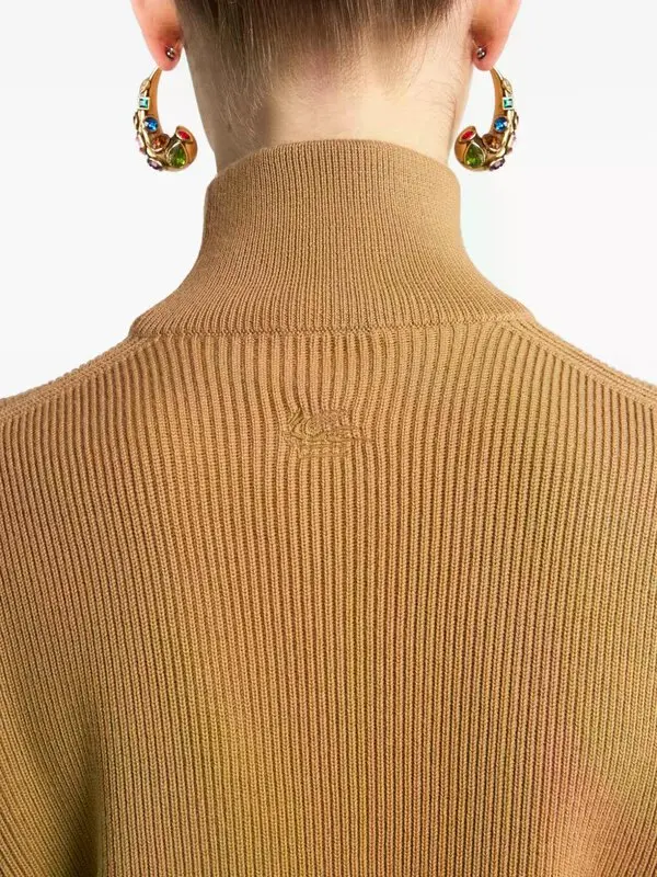 Etro Wool High Neck Sweater