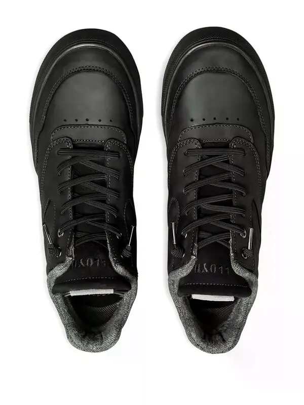 Lloyd Ellison Textured Leather Sneakers