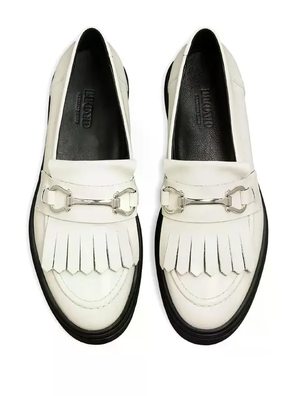 Lloyd Leather Fringed Loafers