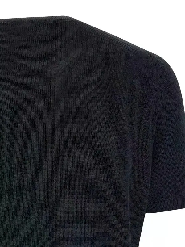 FILIPPO DE LAURENTIIS Ribbed Short-sleeve T-shirt