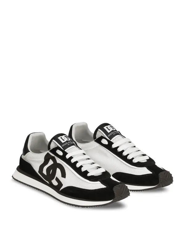 Dolce & Gabbana Lace-up Low-top Sneakers - Nero