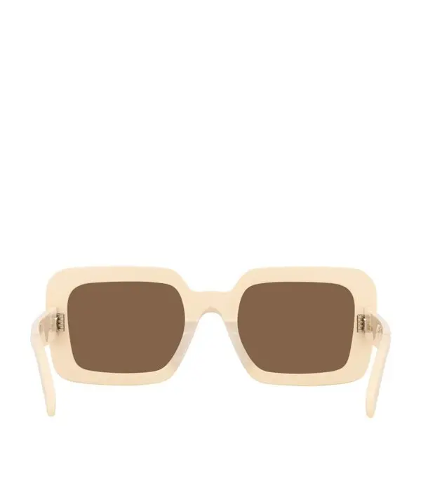 Celine Oversized Square Sunglasses - Beige