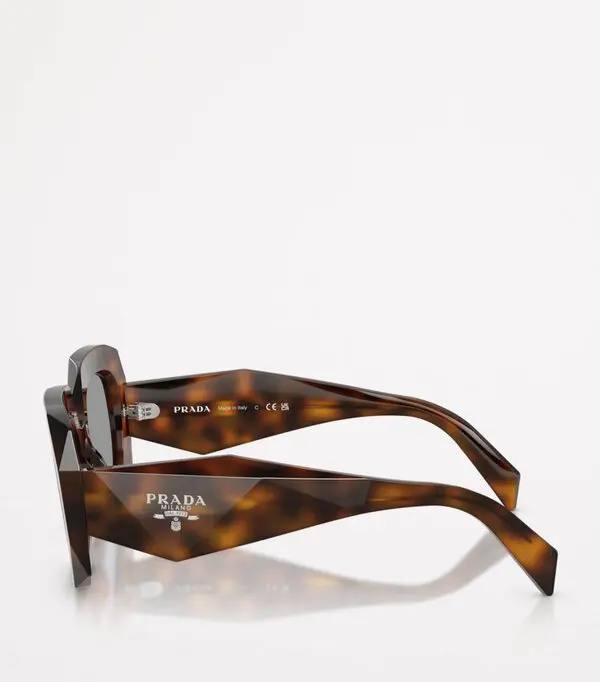 Prada Acetate Pr B23s Sunglasses - Brown