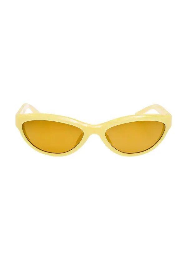 Jacquemus Curvo Sunglasses - Milky Yellow  Gold  & Bronze