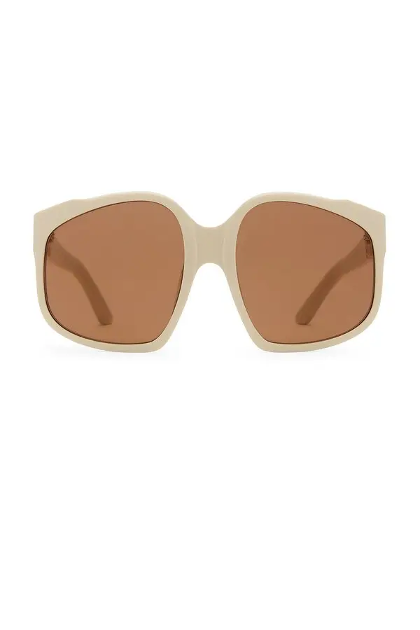 Miu Miu Square Sunglasses - White