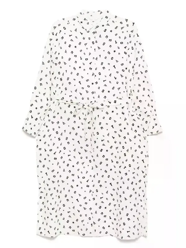 TO B. BY AGNÈS B. Graphic-print Dress - White