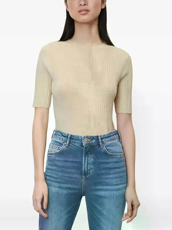 Marc O'polo Ribbed Short-sleeve T-shirt