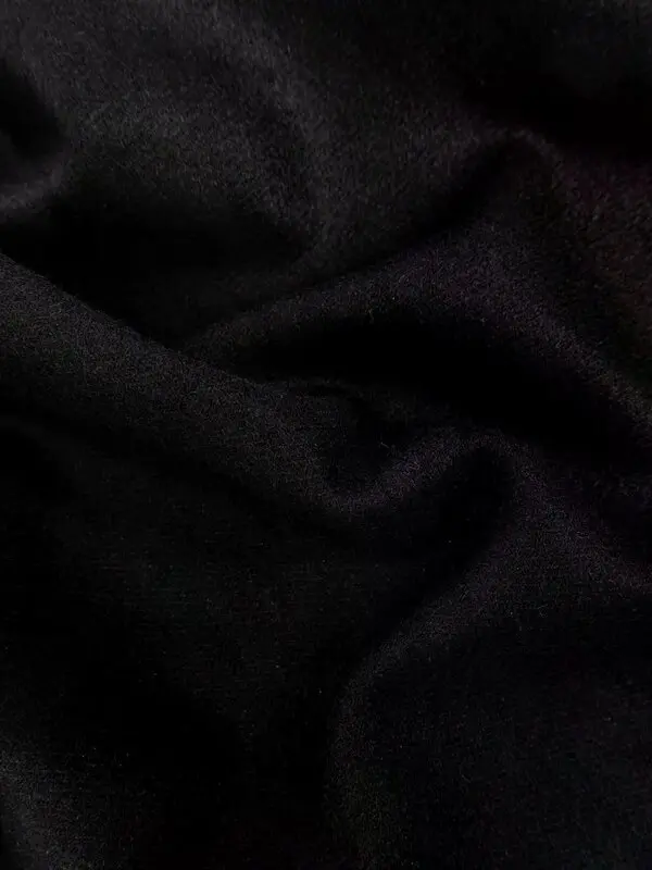 Giorgio Armani Fringed Scarf - Black