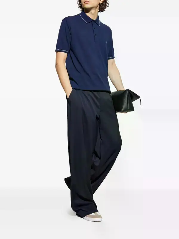 Etro Polo Shirt With Contrast Collar