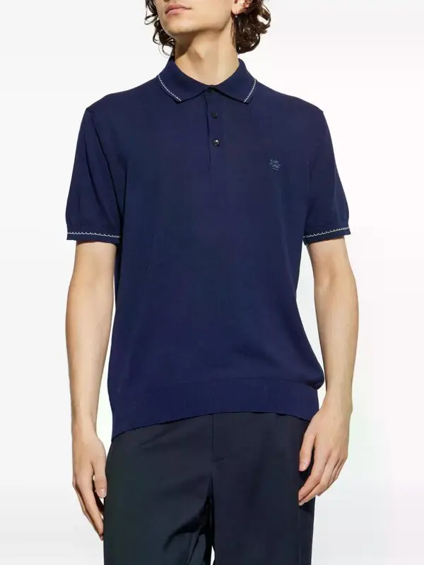 Etro Polo Shirt With Contrast Collar